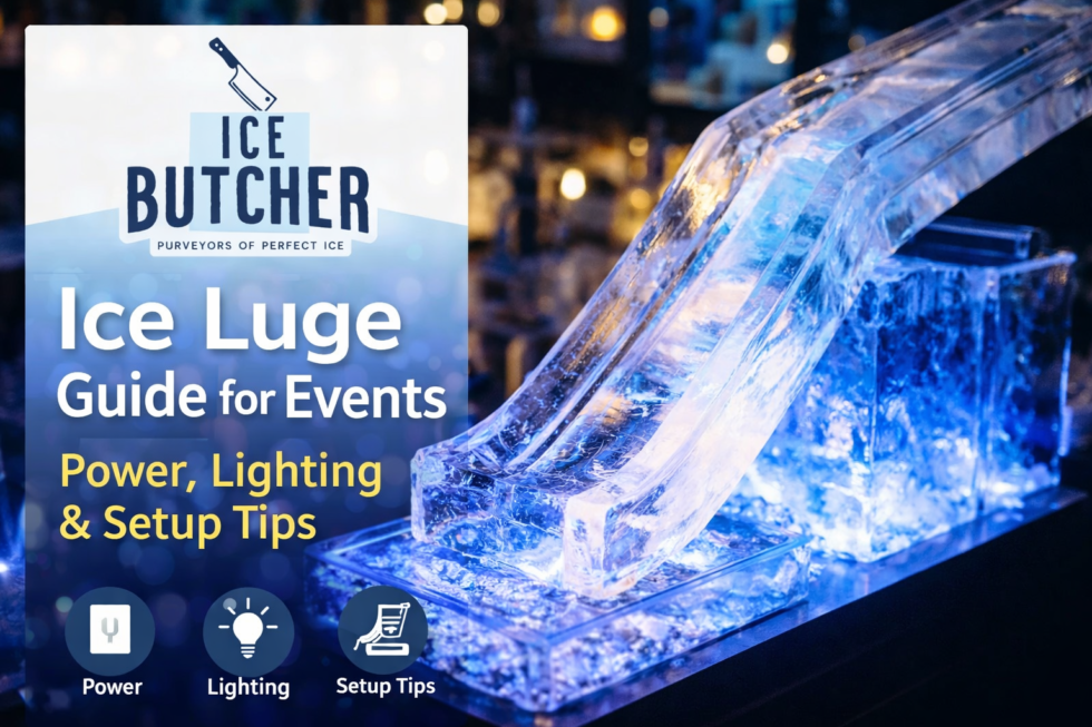 Ice Luge Guide for Events: Power, Lighting & Setup Tips